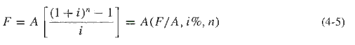 ENGENIEERING ECONOMIC ANALYSIS.: UNIFORM SERIES COMPOUND INTEREST FORMULAS.