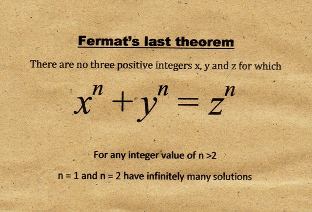 FERMAT'S LAST THEOREM