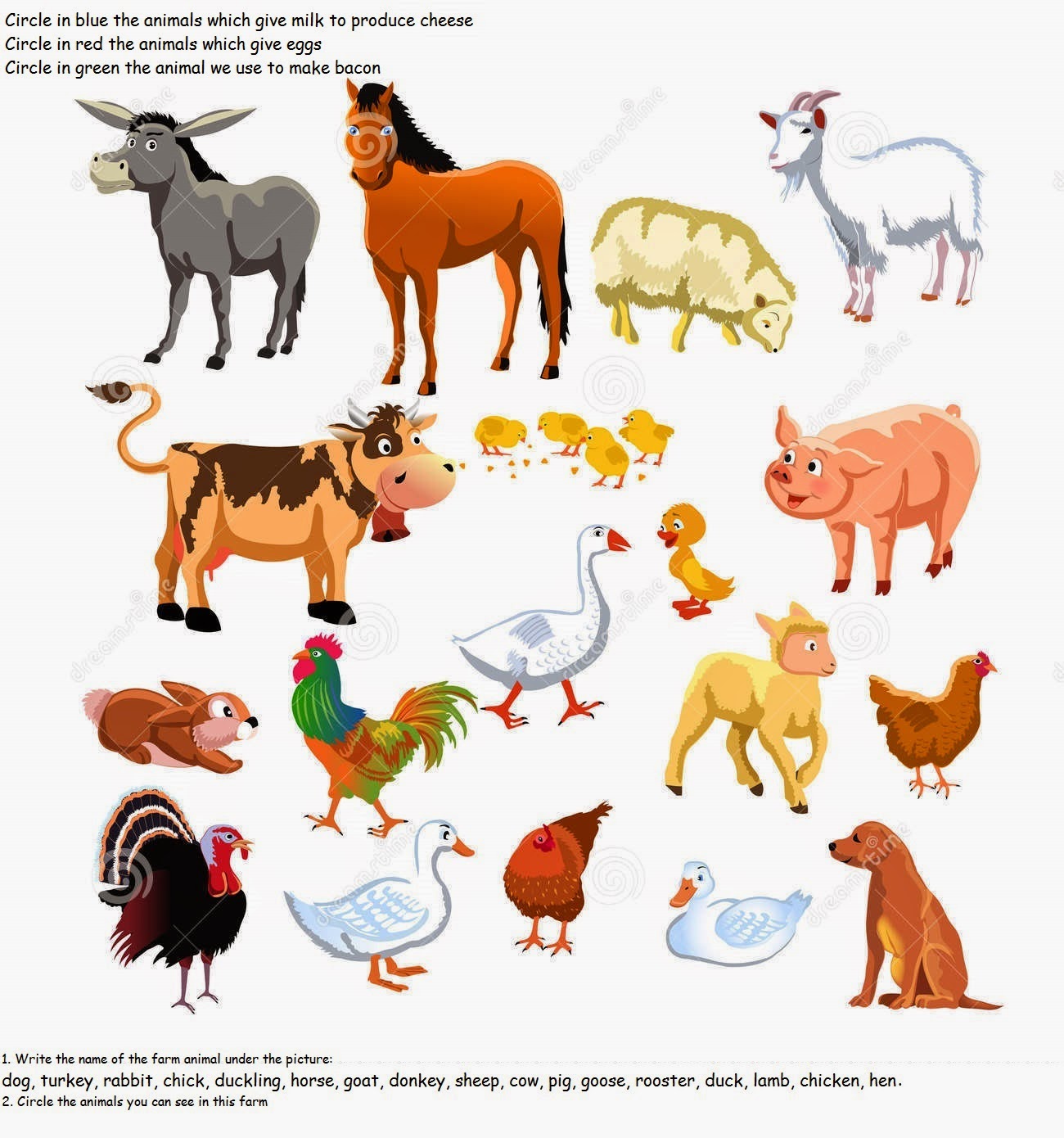 Englishtux blog : A Visit to the farm