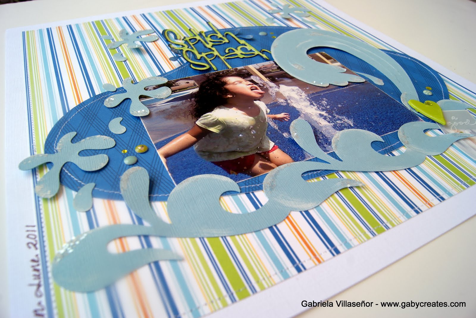 Gaby Creates: A Splish Splash Layout