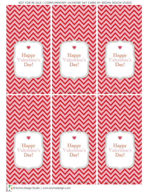 FREE Printable Valentine Day Cards ~ Kroma Design Studio | Today's ...