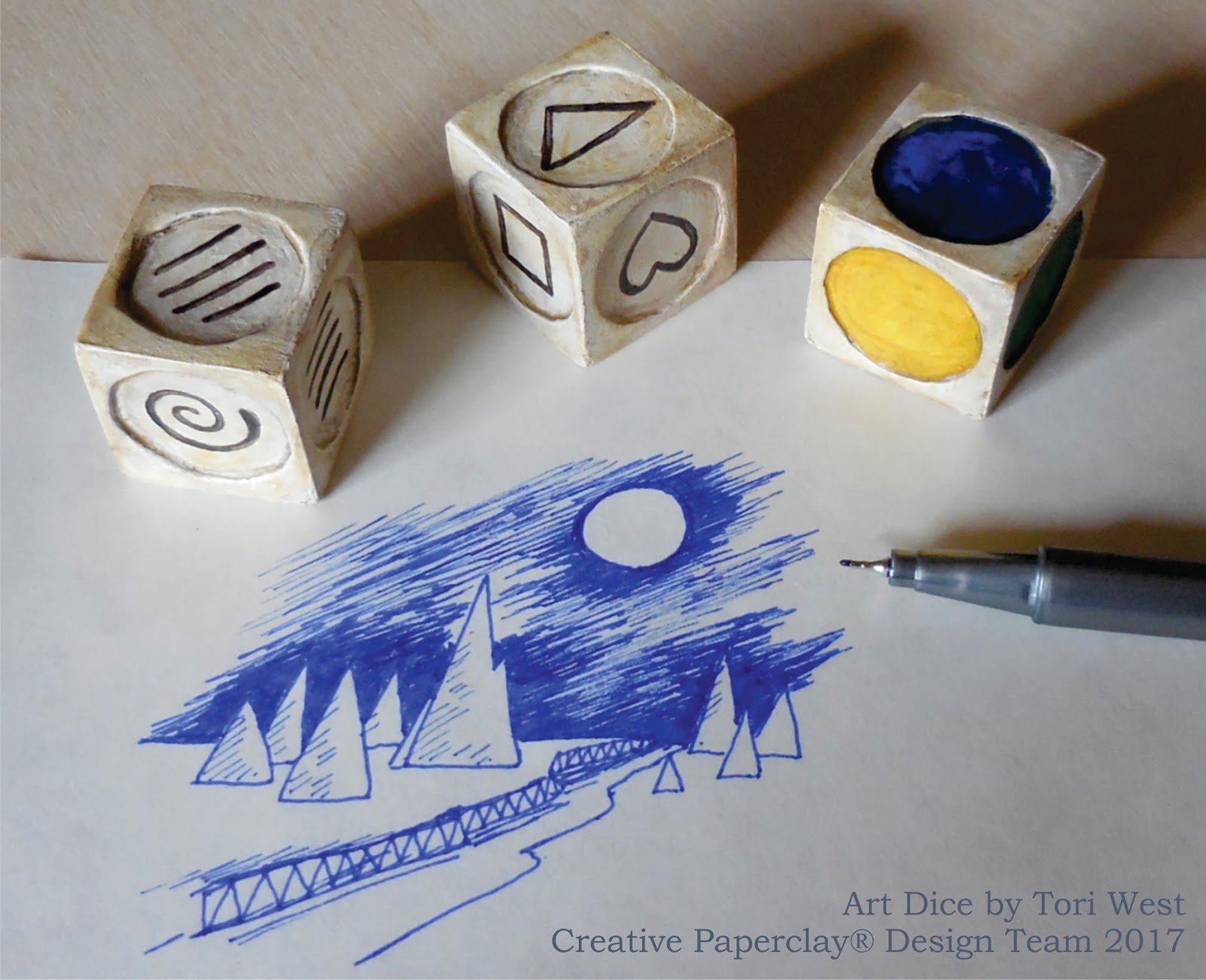 Creative Paperclay® air dry modeling material: Art Dice - Inspirational ...