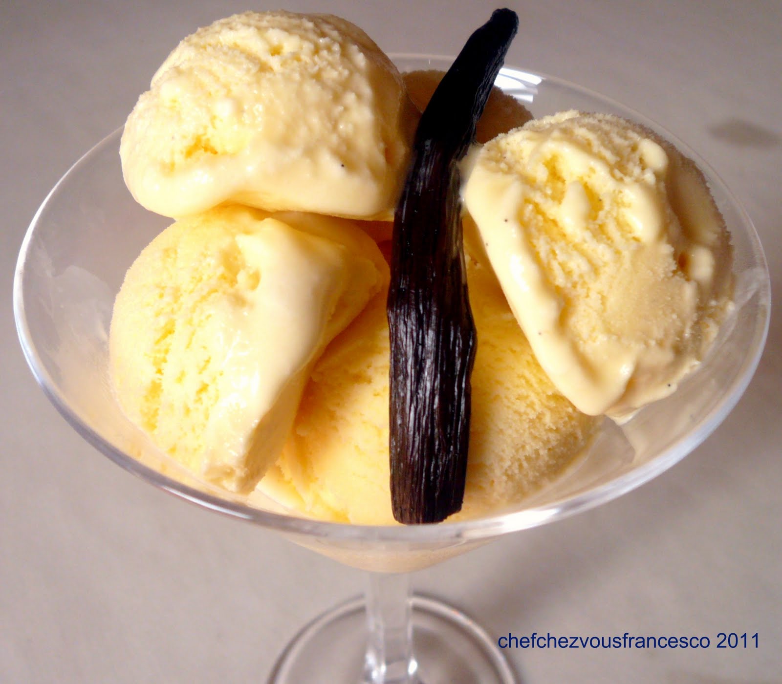 Chefchezvous: Gelato alla crema di vaniglia bourbon