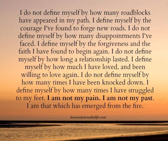 how do you define yourself?