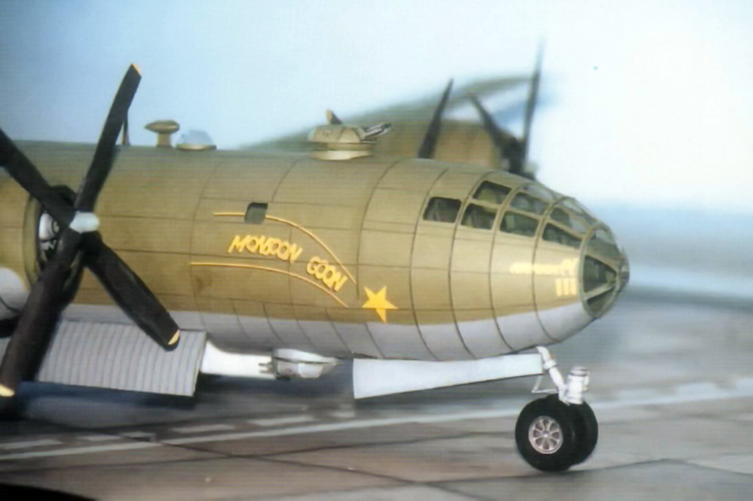 Papermodel Kapal Perang & Lain2: Paper Model B-29 Superfortress