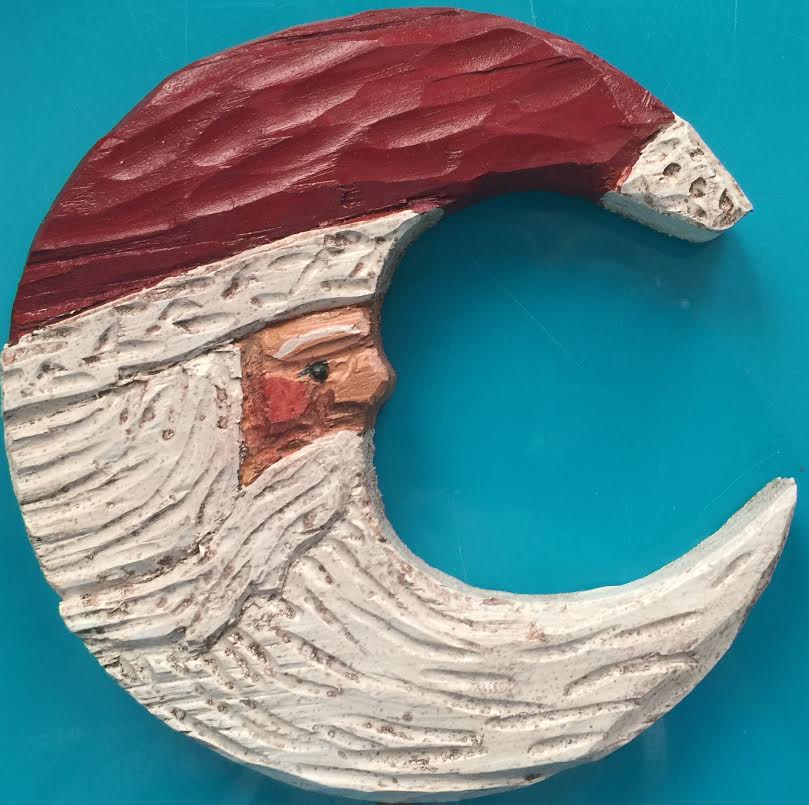 Kathleen Taylor's Dakota Dreams: Color Your Own Half Moon Santa