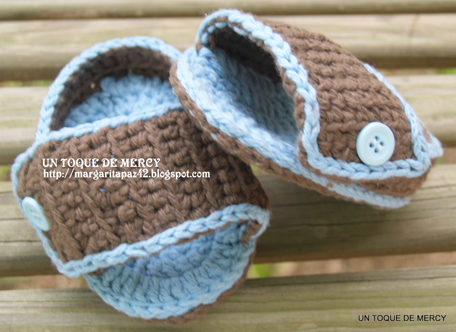 UN TOQUE DE MERCY: ZAPATITOS DE CROCHET PARA BEBE [[ BOY]]