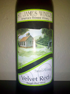 Little Nuances: St. James Winery Velvet Red