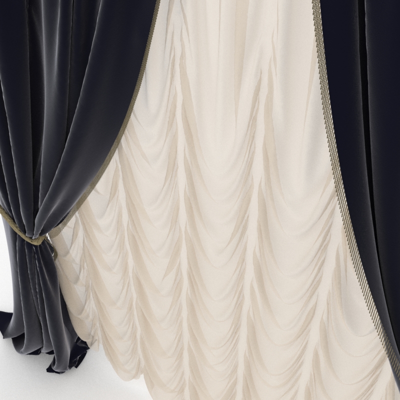 Tổng hợp 5GB thư viện 3d Rèm các loại curtain free download