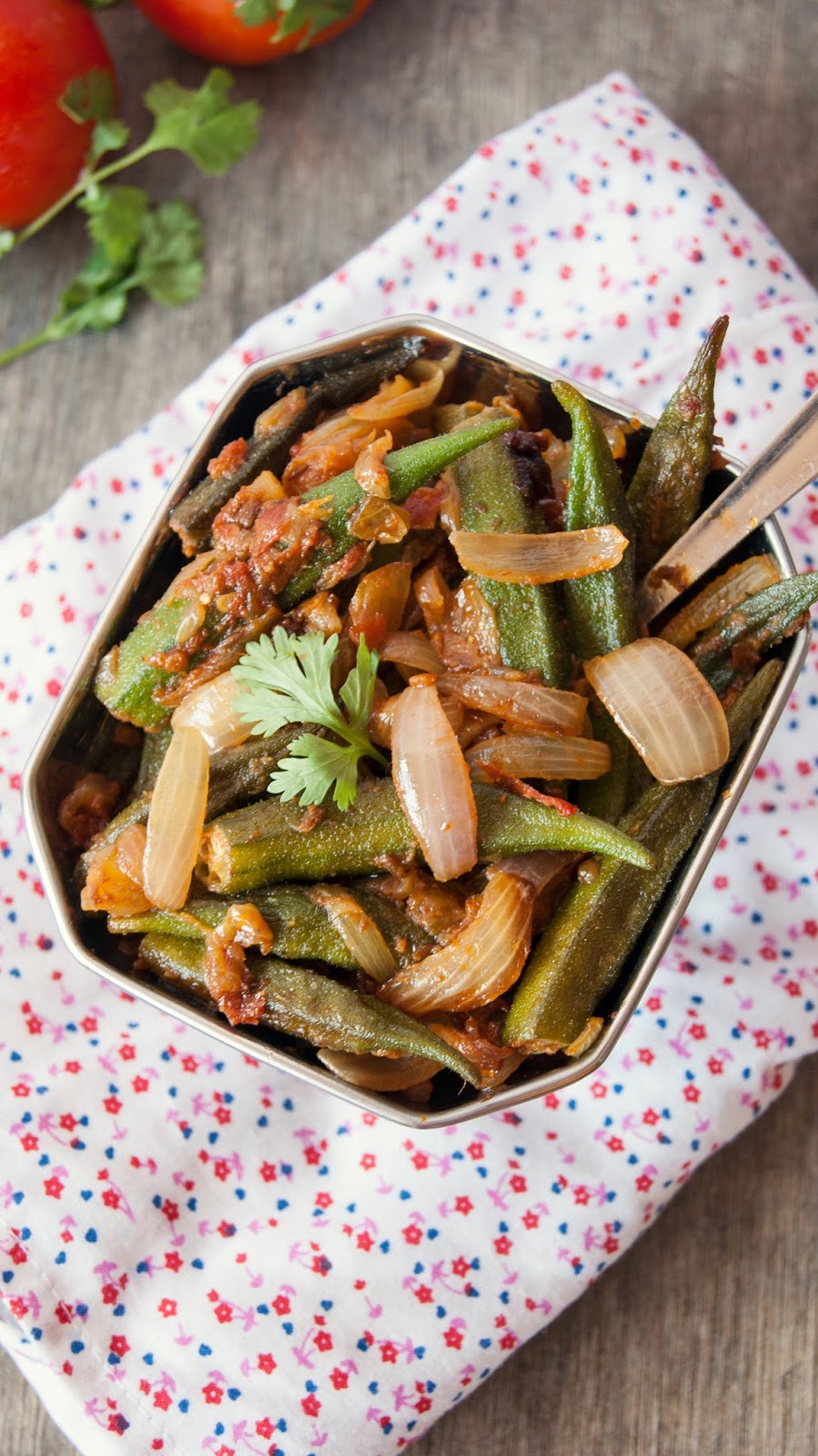 Always Hungry: Bhindi Masala / Okra with Onion and Tomatoes