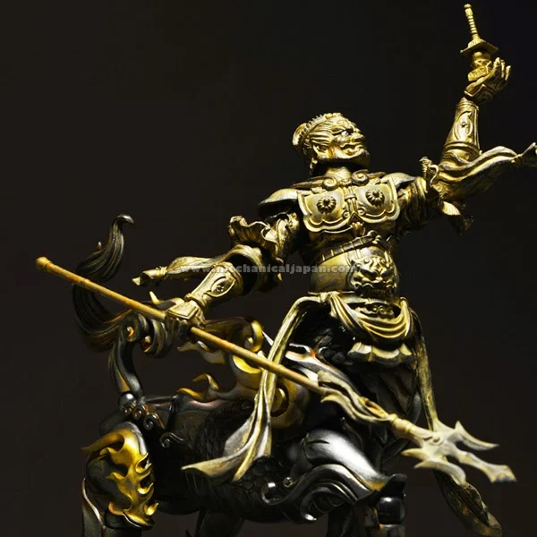 KT Project KT-001 Takeya Style Jizai Okimono "Kirin" Iron Rust Look Edition (Kaiyodo)