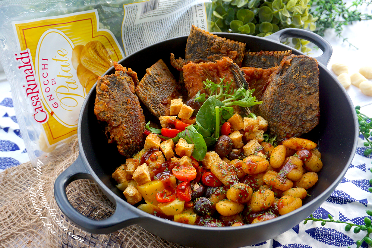 Say My Kitchen: Deep Fried Fish Heads & Bones with Gnocchi