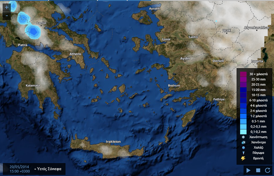Ο καιρός στην Ρόδο και τα Δωδεκάνησα την Τρίτη. - CYCLONE OF RHODES ...