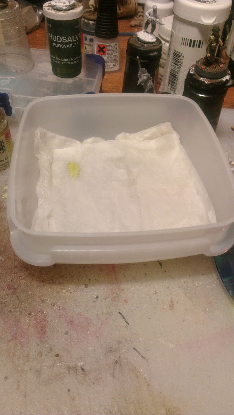 Learning by doing: Wet palette