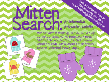 Smashingly Good Speech: Winter Themed Speech - Language Therapy Plans