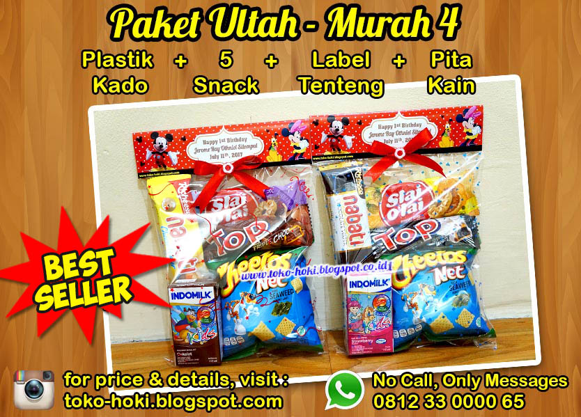 SOUVENIR ULANG TAHUN ANAK MURAH: Paket Ultah - Murah 4