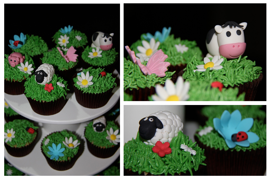 Coco Jo Cake Design: Farm cupcakes