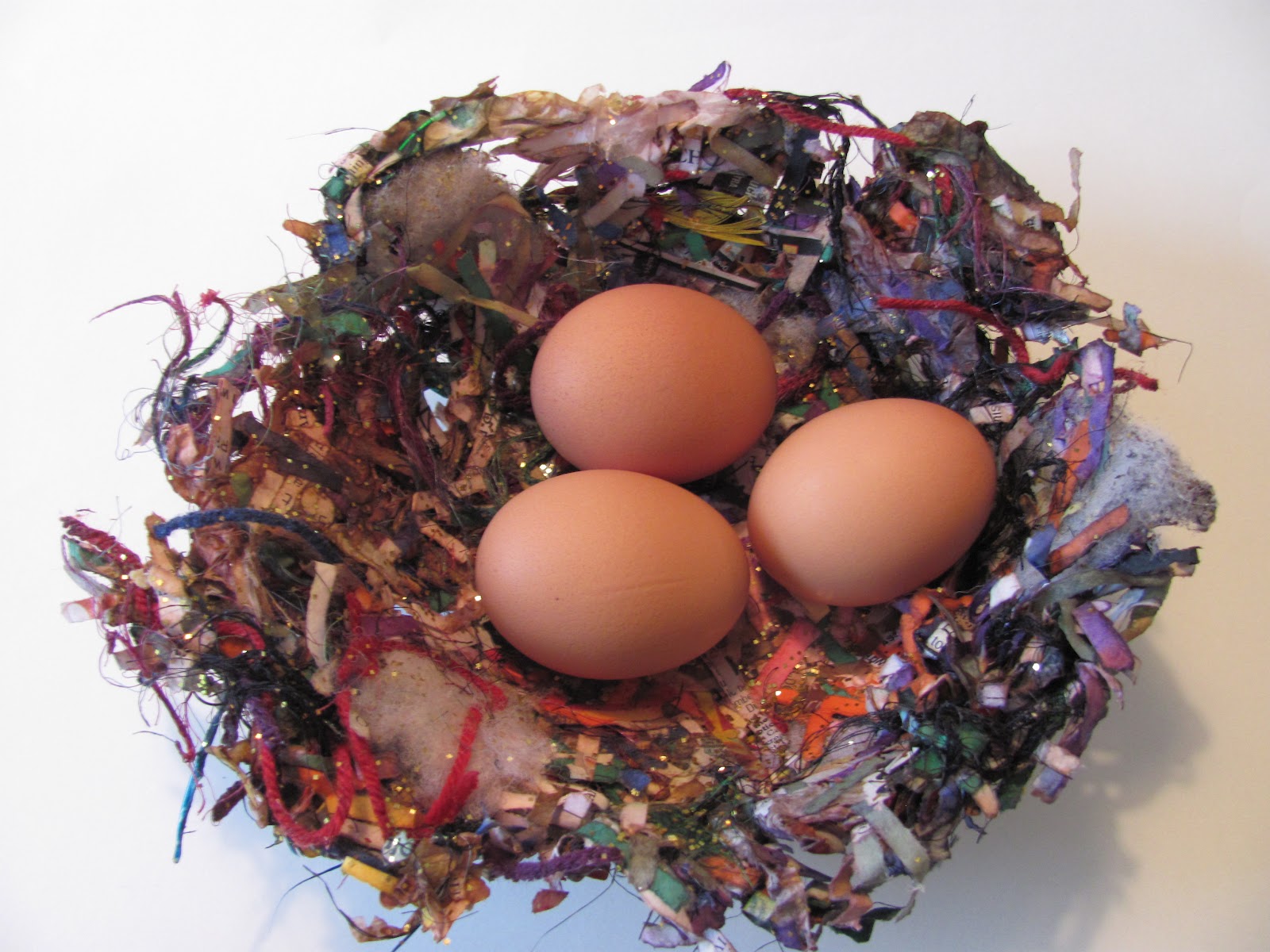 The Chocolate Muffin Tree: Colorful Bird Nest Creation