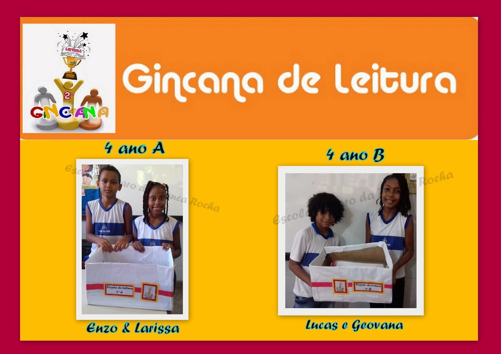 Escola Álvaro Da Franca Rocha 2ª Gincana De Leitura Prepara