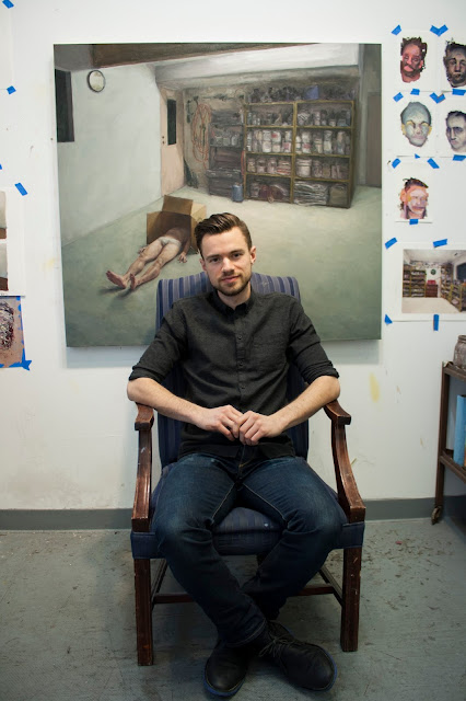 New York Academy of Art: Studio Portraits: Adam Lupton, MFA 2016