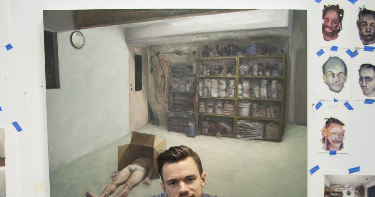 New York Academy of Art: Studio Portraits: Adam Lupton, MFA 2016