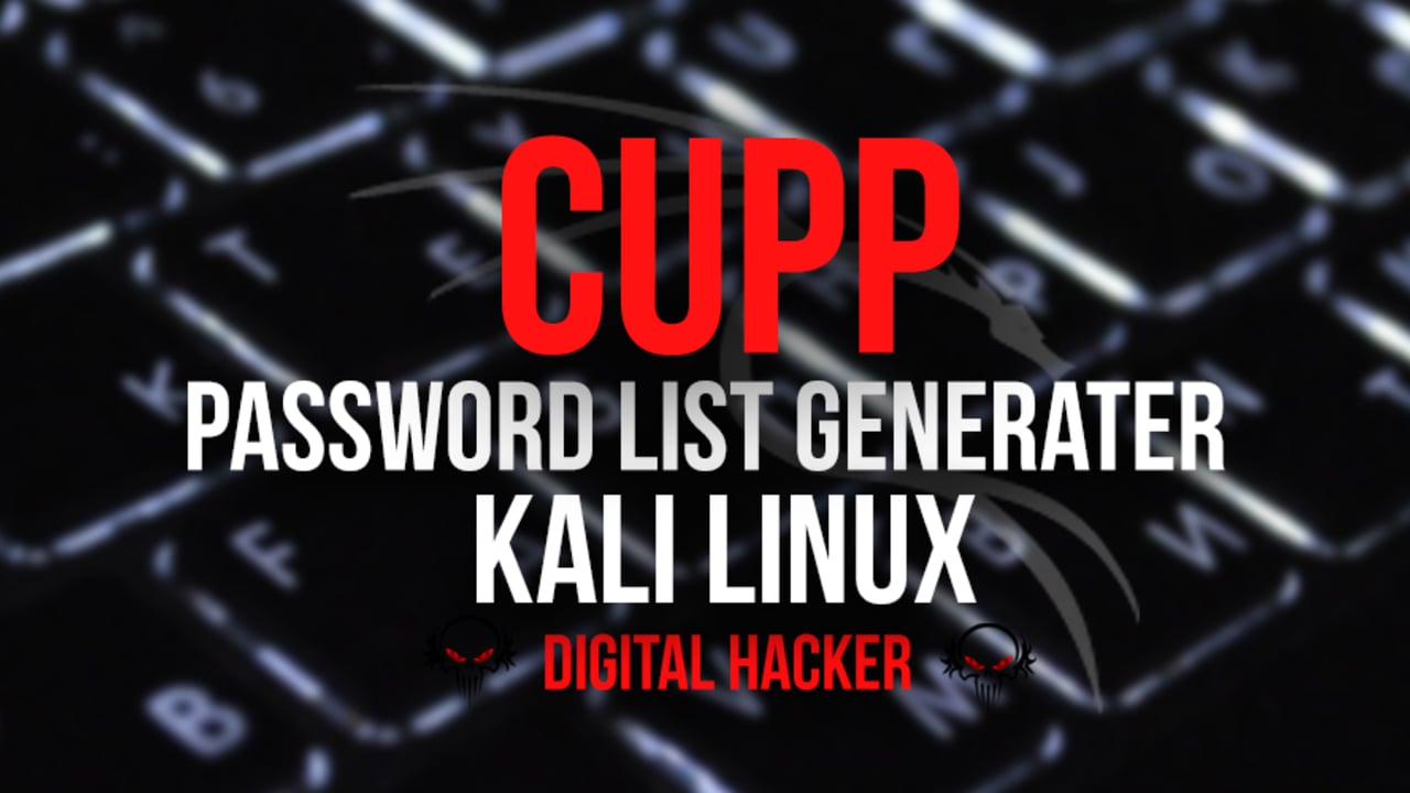 Pachix666 Cupp Tool De Kali Linux Perfil User Passwords Comunes