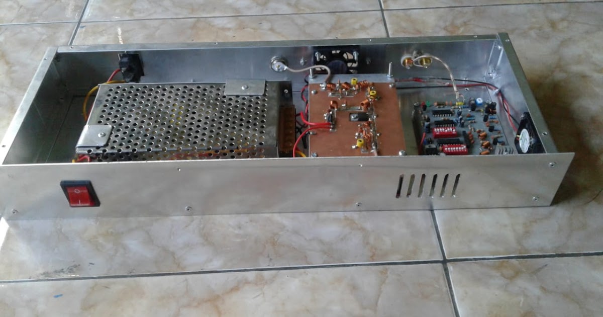 Pemancar FM Murah: Pemancar FM Mini 12 Watt Final C1971