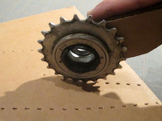 Nicole Catrett's: bicycle gear cardboard scoring tool