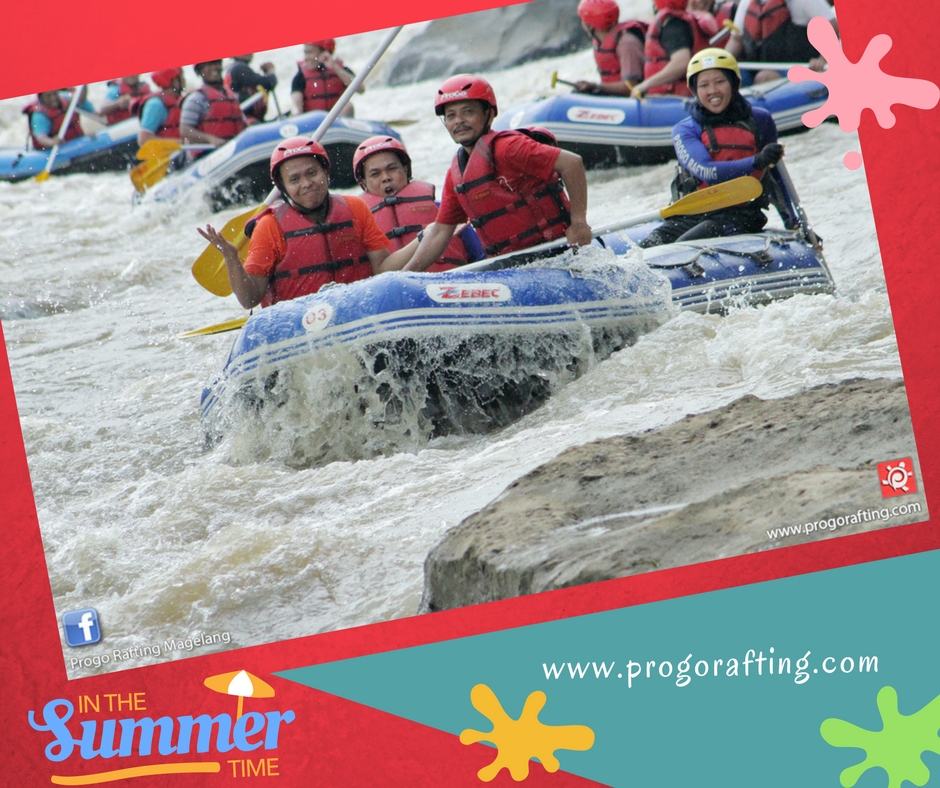 Arung Jeram Elo Progo Rafting Magelang - Arung Jeram Pemula