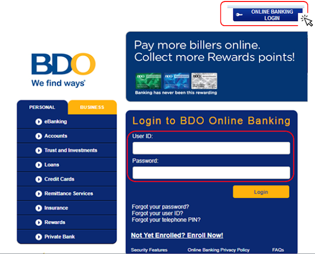 How to buy prepaid mobile e-load via BDO online banking ~ Live. Share ...