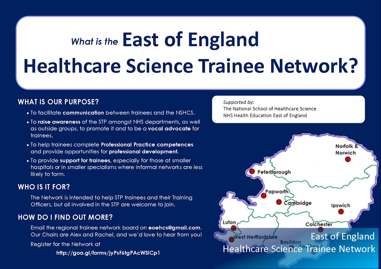 East of England Healthcare Science Trainee Network: About the EoE HCS ...