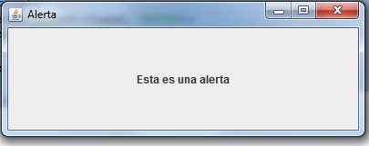 Depurando código...: Ventana de alerta en Java