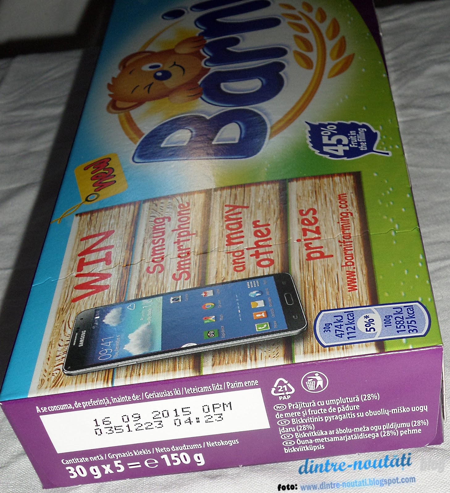 LU Barni mere si fructe de padure | D-Nblog. Păreri sincere despre ...