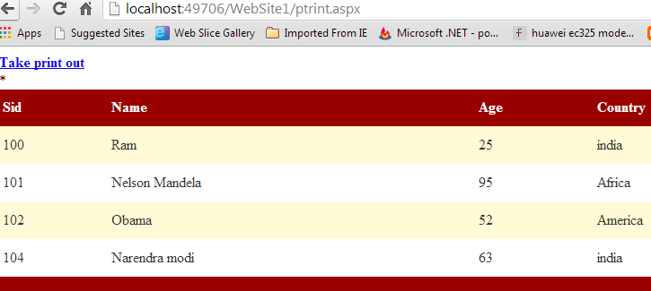 How to Perform Insert,Edit,Update,Delete,Cancel and Print operations in Gridview using C# | MY ...