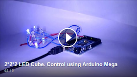 Funny Electronics: Video of Amazing Patterns in 2*2*2 LED Cube using ...