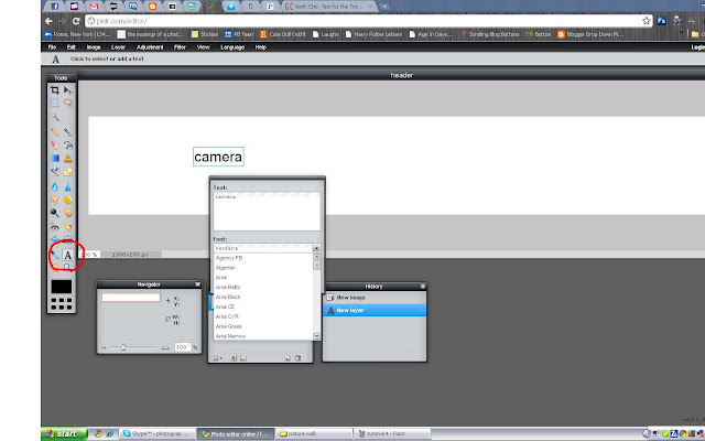 Geek Chic: Tips for the Trendy Blogger: how to create a header {using ...