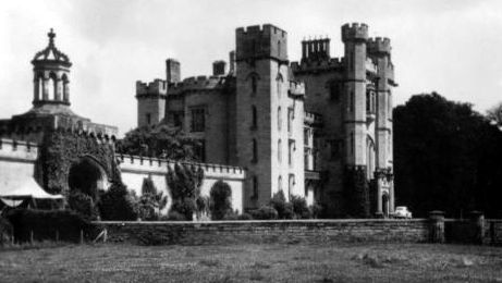 Tour Scotland: Old Photograph Duns Castle Scotland
