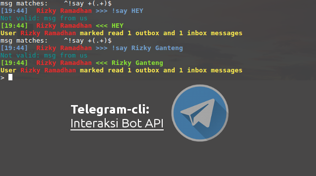 Telegram CLI: Perantara untuk Interaksi Sesama Bot API