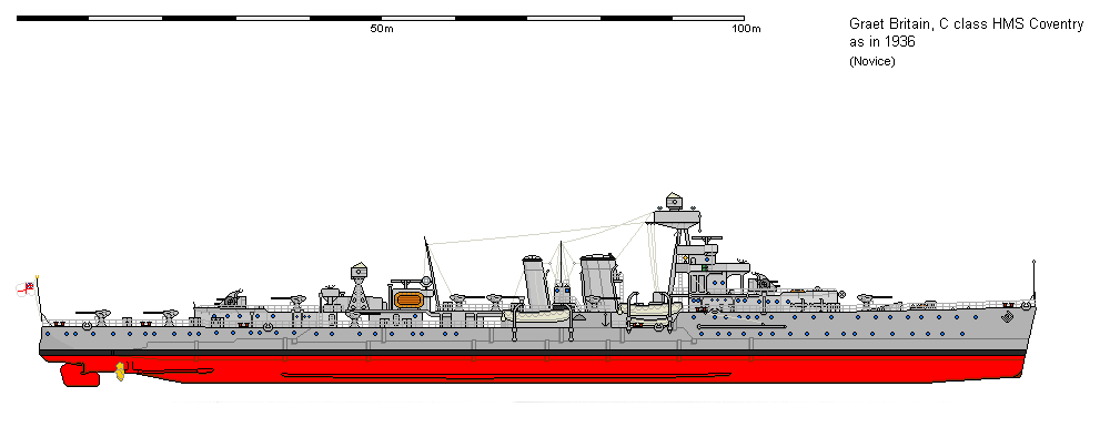WARSHIPSRESEARCH: British light cruiser HMS Coventry (1917) in 1923
