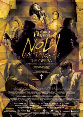 Fred Said: THEATER, CONCERTS, EVENTS: "Noli Me Tangere, the Opera ...