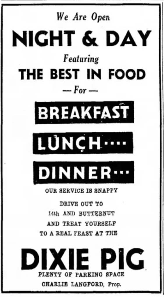 American Eateries: The Dixie Pig