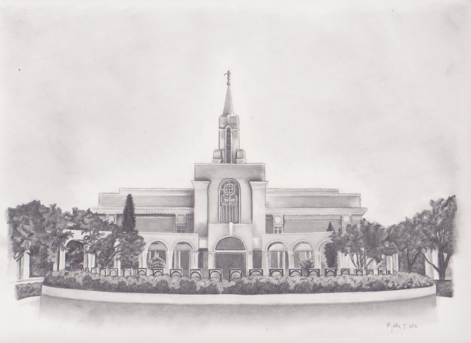 Katie's Blog: Bountiful Temple 2-12 Pencil