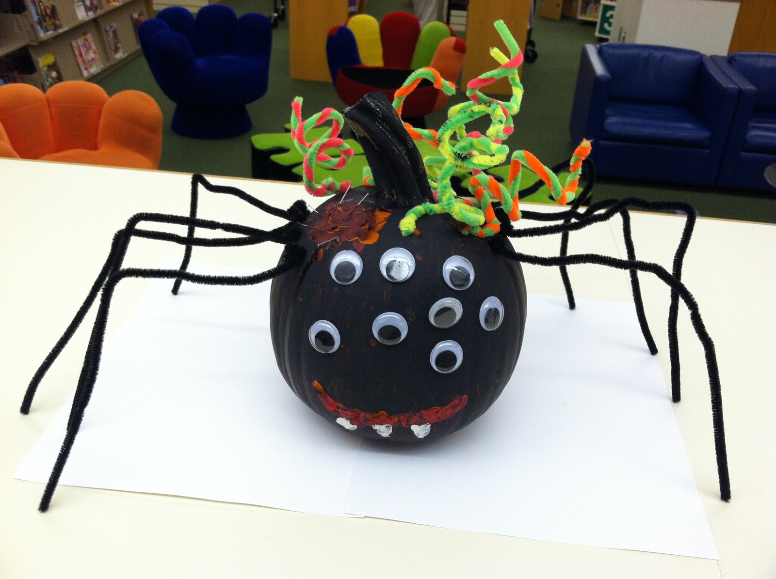 Teens @ Way Public Library: Painted Pumpkin Contest Winners