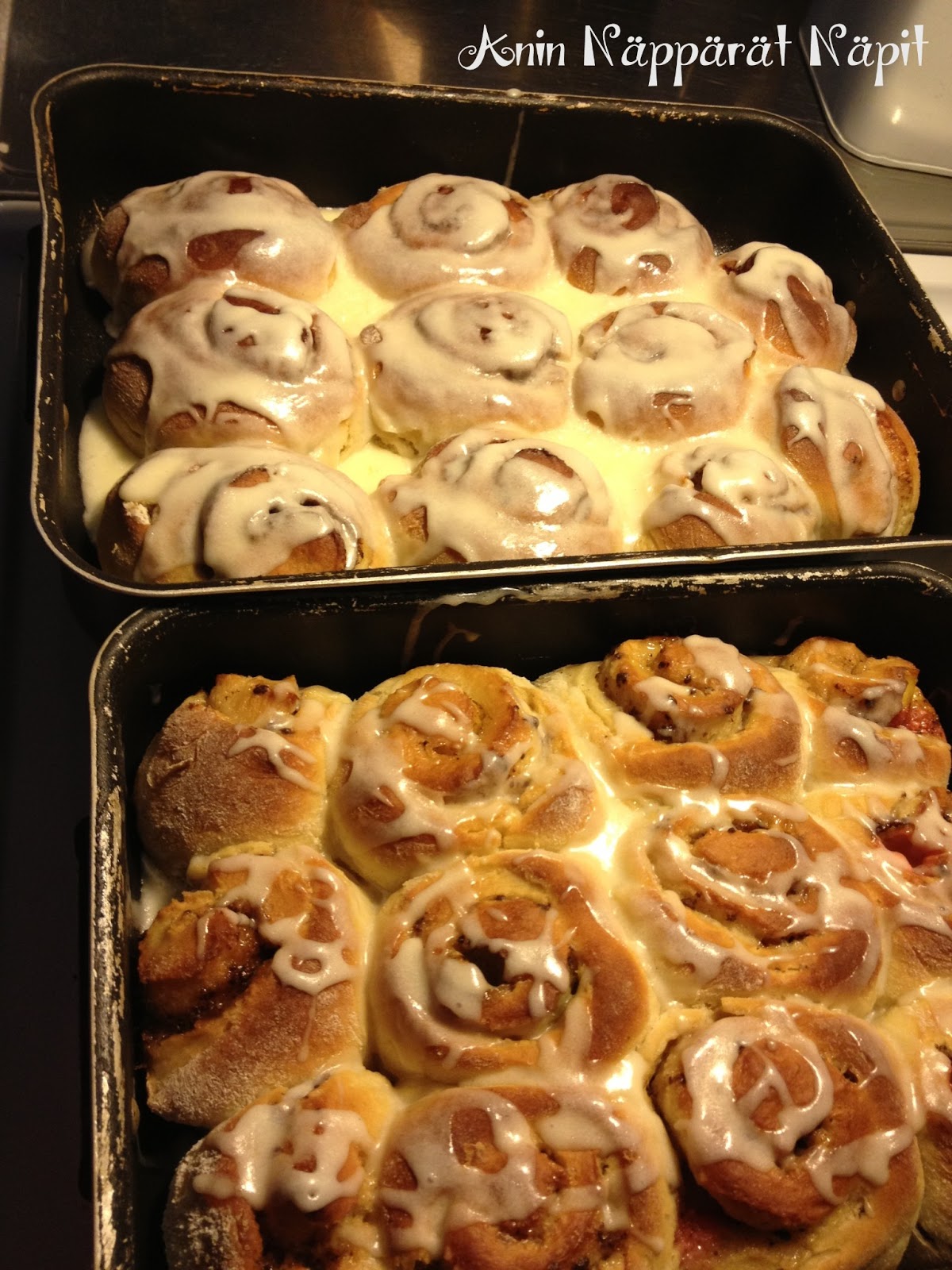 Anin Näppärät Näpit: Paras cinnamon roll resepti mitä olen kokeillut