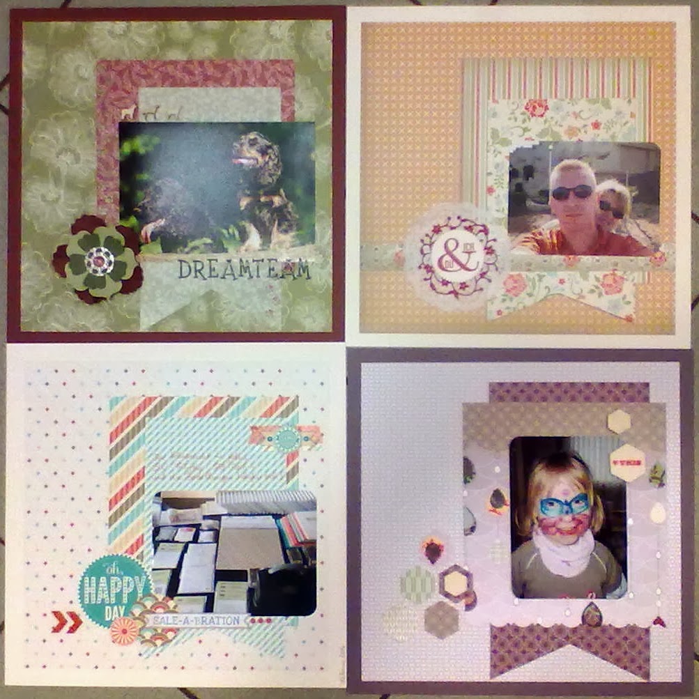 Hier scrapt und stempelt das papiertier: Scrap Sonntag — SAB Layout