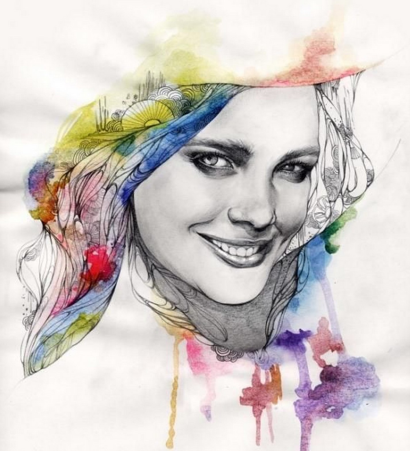 Arte y Actividad Cultural: Retratos (rostros) Artísticos de Mujeres al ...