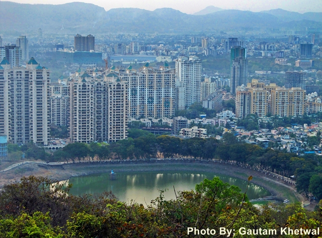 Thane - The Lake City: Aerial view of Thane City