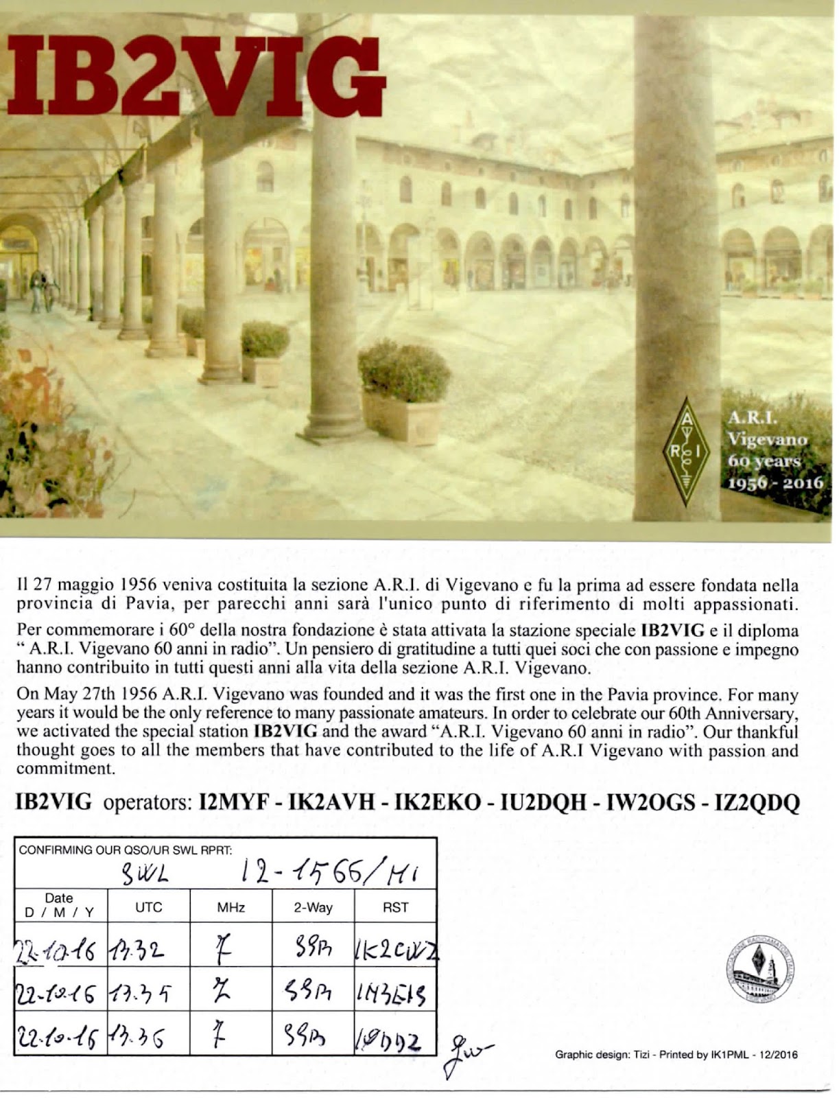 SWL I2-1566/MI: 2016