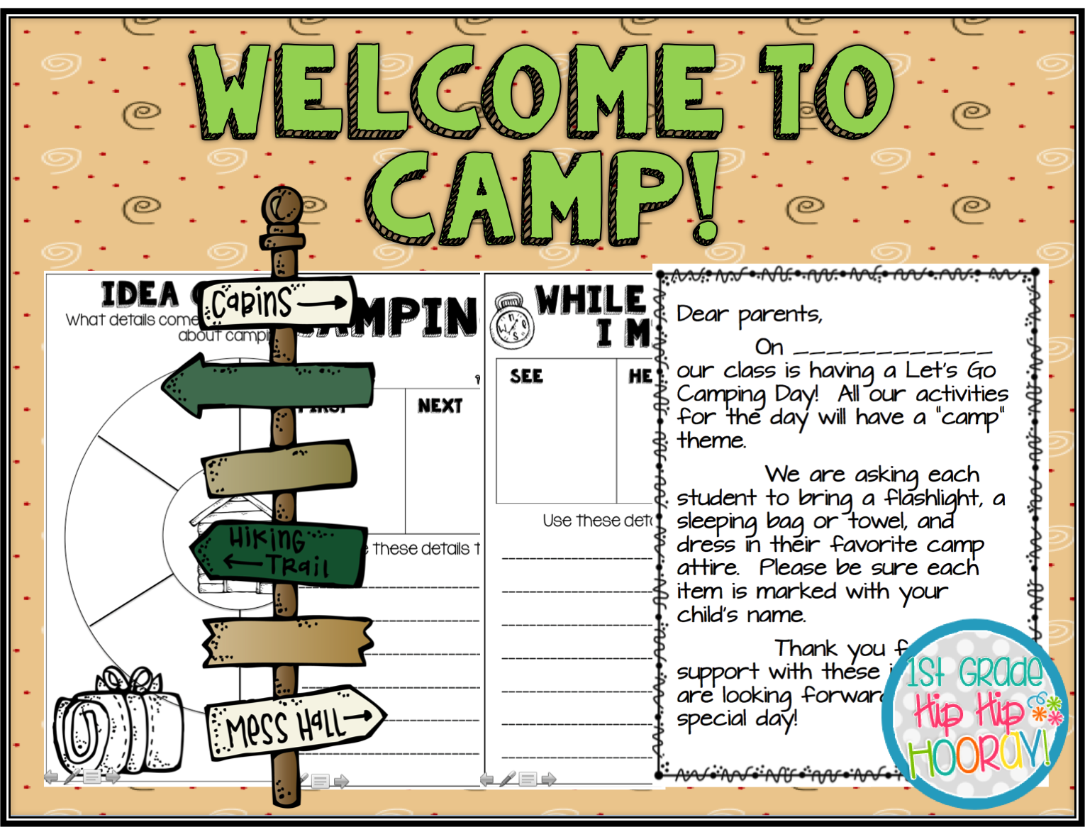 1st Grade Hip Hip Hooray!: A class of "Happy Campers"!