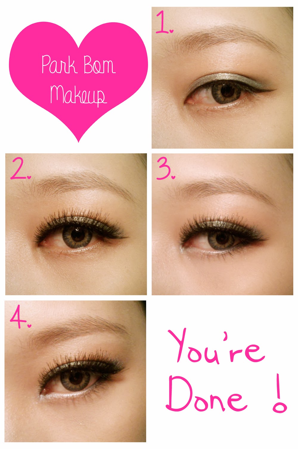 THESORBETJOURNEY: Makeup Tutorial - 2NE1 Falling In Love MV ( Park Bom ...